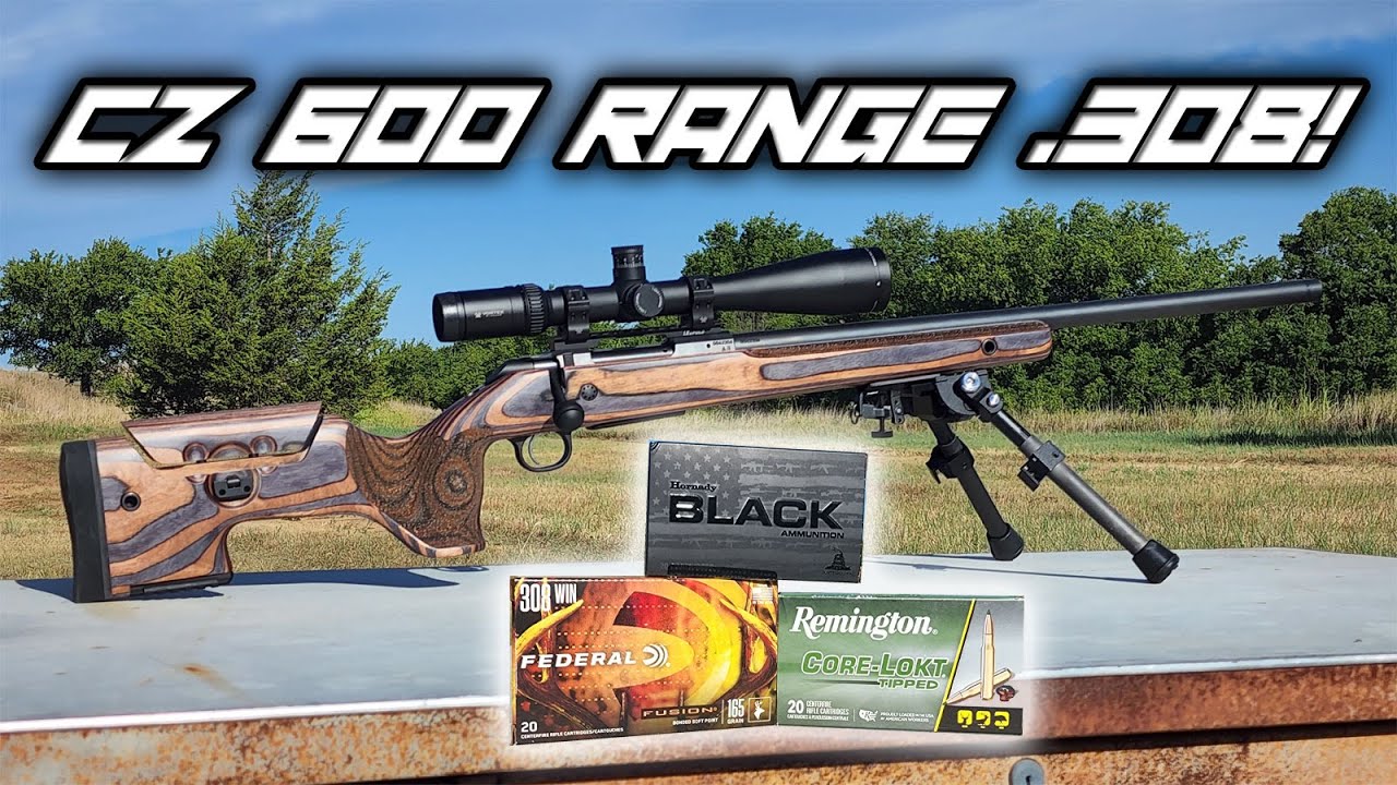 At The Range: CZ 600 Range .308! - YouTube