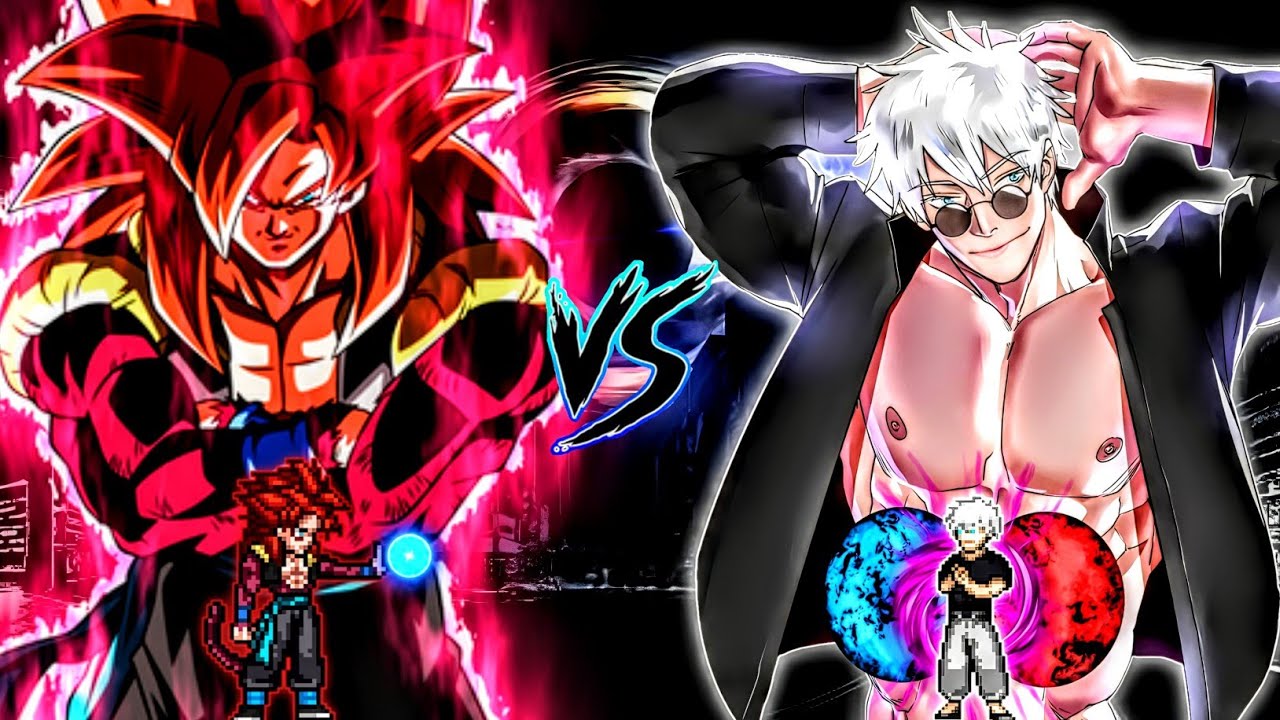 Fusion Xeno Gogeta SSJ4 V2 OP (Goku & Vegeta) (New) VS Manga Gojo OP in ...