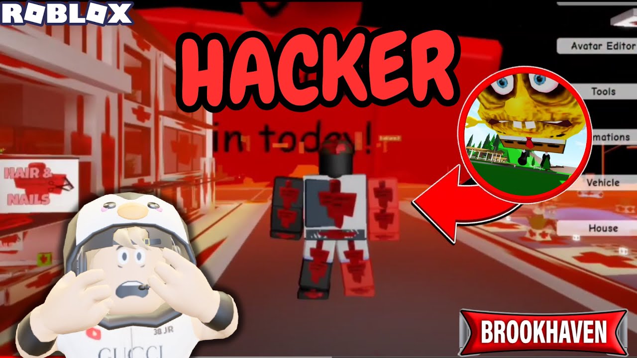 Aku Bertemu Dengan Hacker SPONGEBOB Nomor 1 Di Brookhaven?! - YouTube