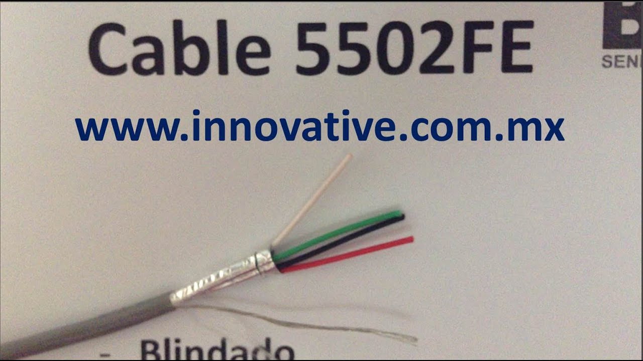 Cable 5502FE Belden - YouTube