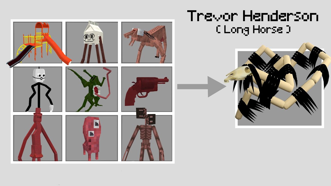 CRIANDO LONG HORSE DO TREVOR HENDERSON NO MINECRAFT !! - YouTube