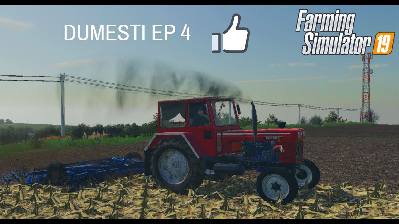 Farming in Romania | UTB 650│Disc and Harvesting Corn | Roleplay ...