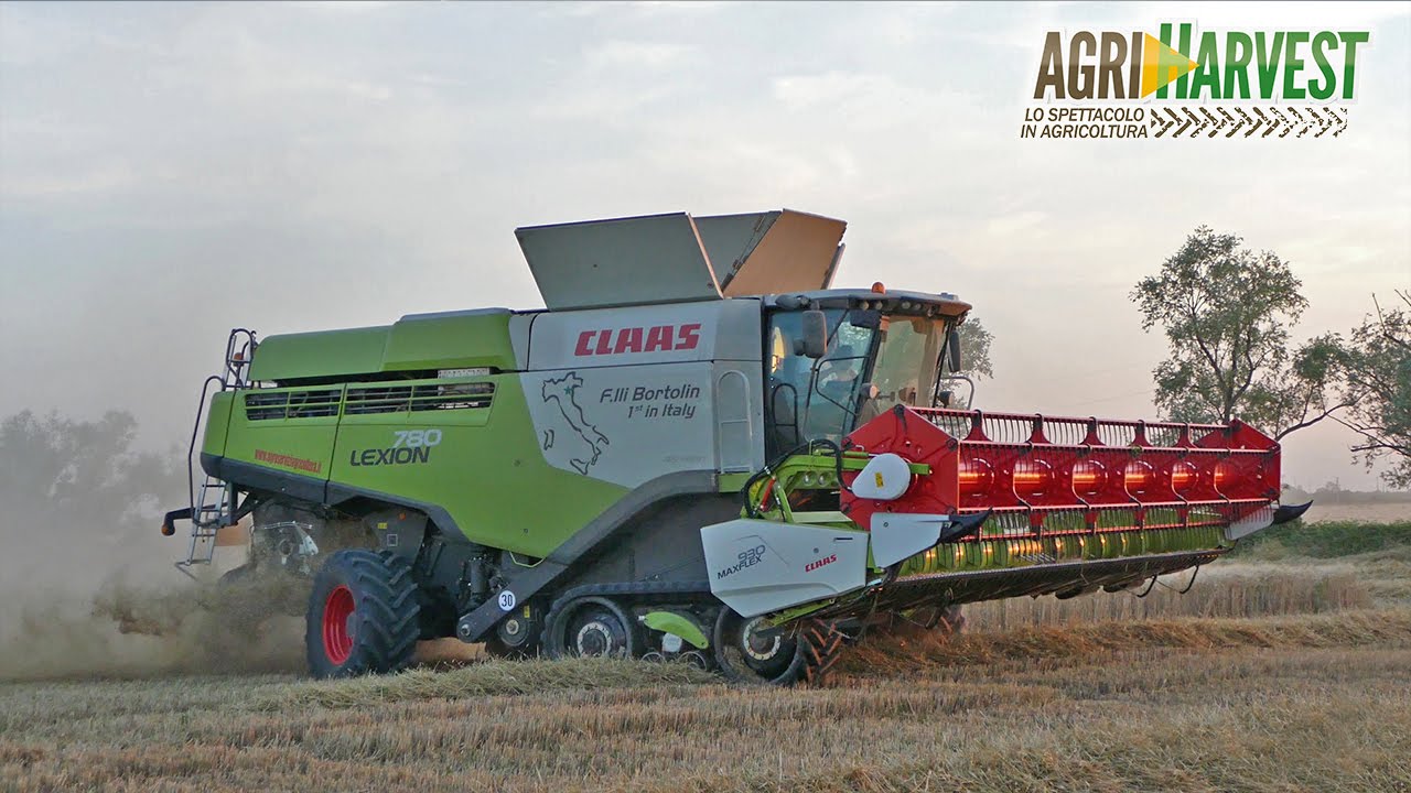 Claas Lexion 780 TT (2016 Version) wheat harvest - FIRST IN ITALY - 4K ...
