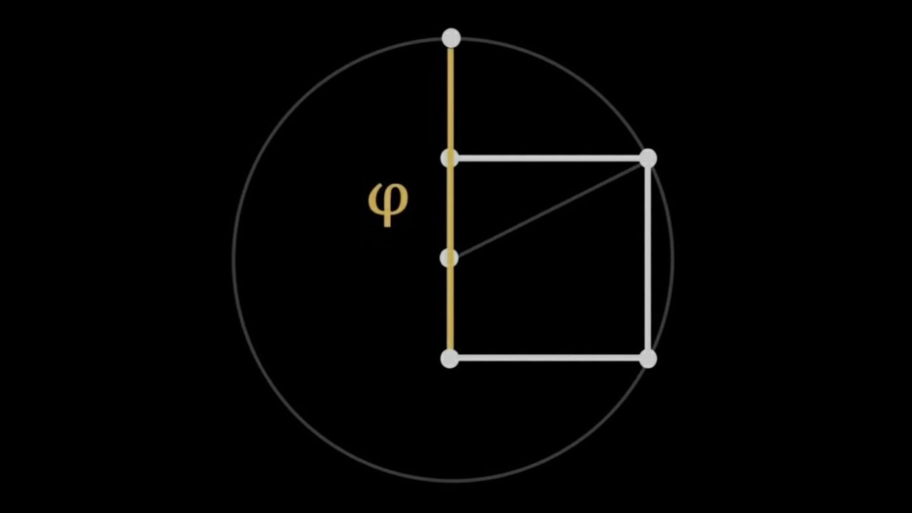 Ruler and Compass Construction - The Golden Ratio - YouTube