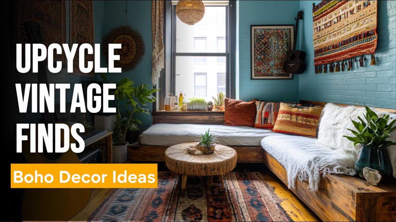 Upcycle Vintage Finds into Boho Decor Ideas - Give Your Apartment a ...