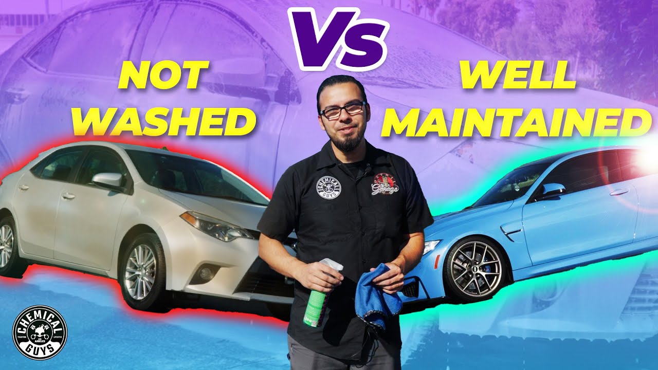 Cleaning & Detailing Neglected Car vs Fully Detailed Car! - Chemical ...