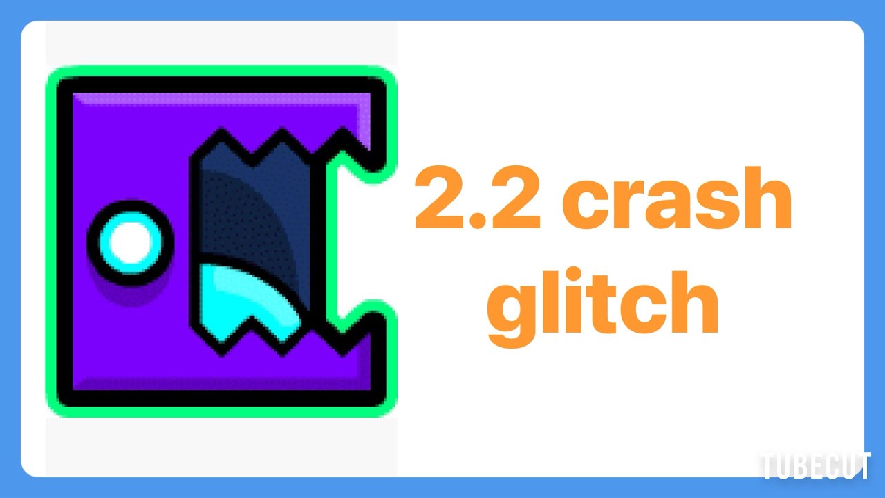 CRAZY CRASH GLITCH IN GEOMETRY DASH - YouTube