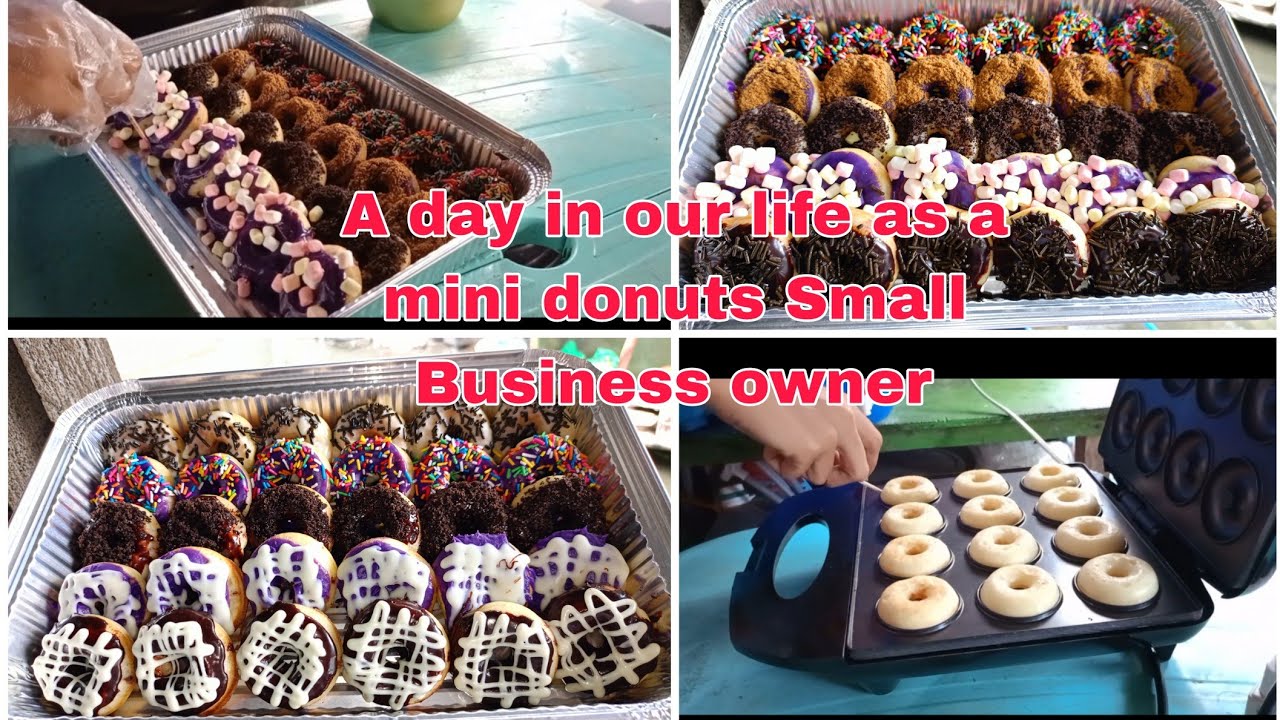 A day in our life as a mini donuts Small Business owner | Vlog 1 - YouTube