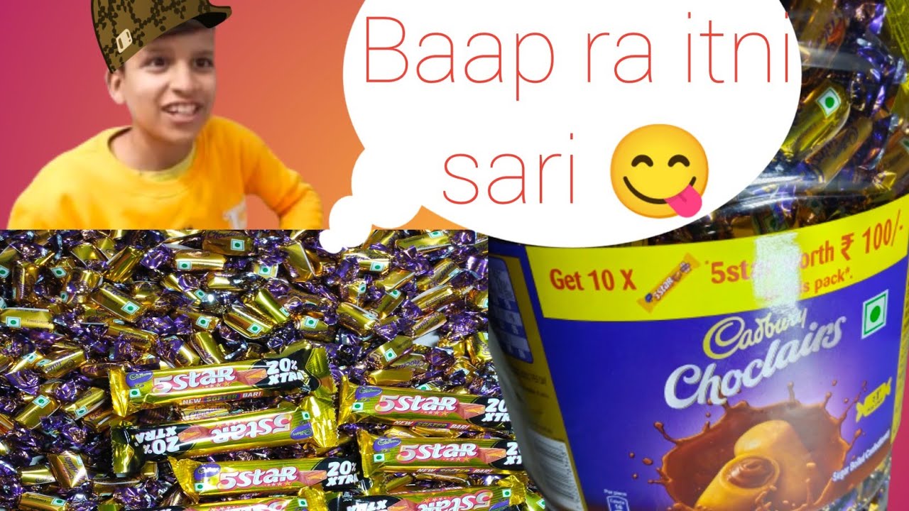 Cadbury choclairs full pack unboxing free suprise 🎁 worth 1000/eclairs ...