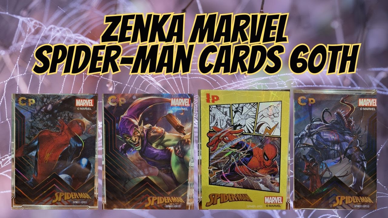 #unboxing Zenka Marvel Cards #spiderman 60th - YouTube