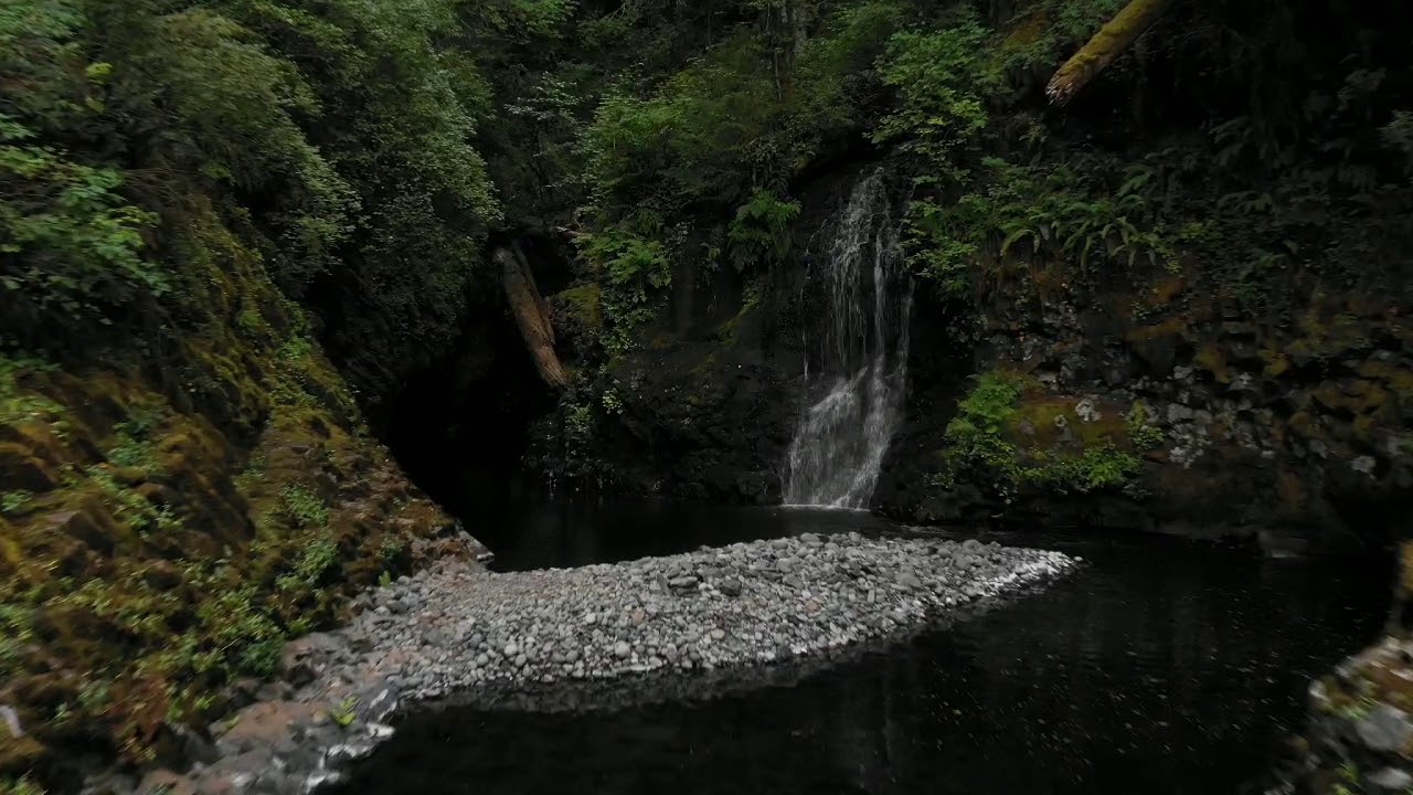 Beauty hidden in nature... Waterfall - YouTube