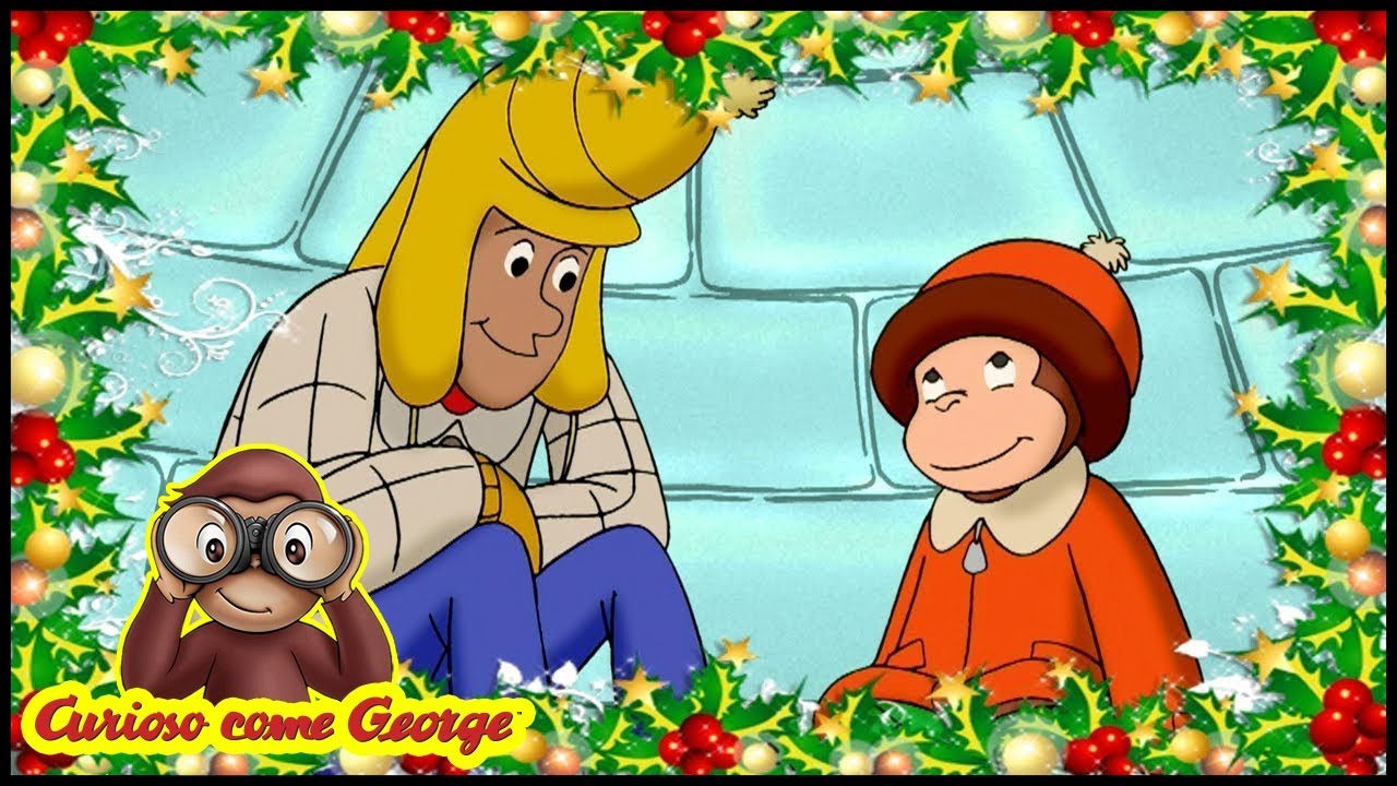 Curioso come George ⛄Episodi di Natale - Costruire un Igloo! 🎄Cartoni 🐵 ...