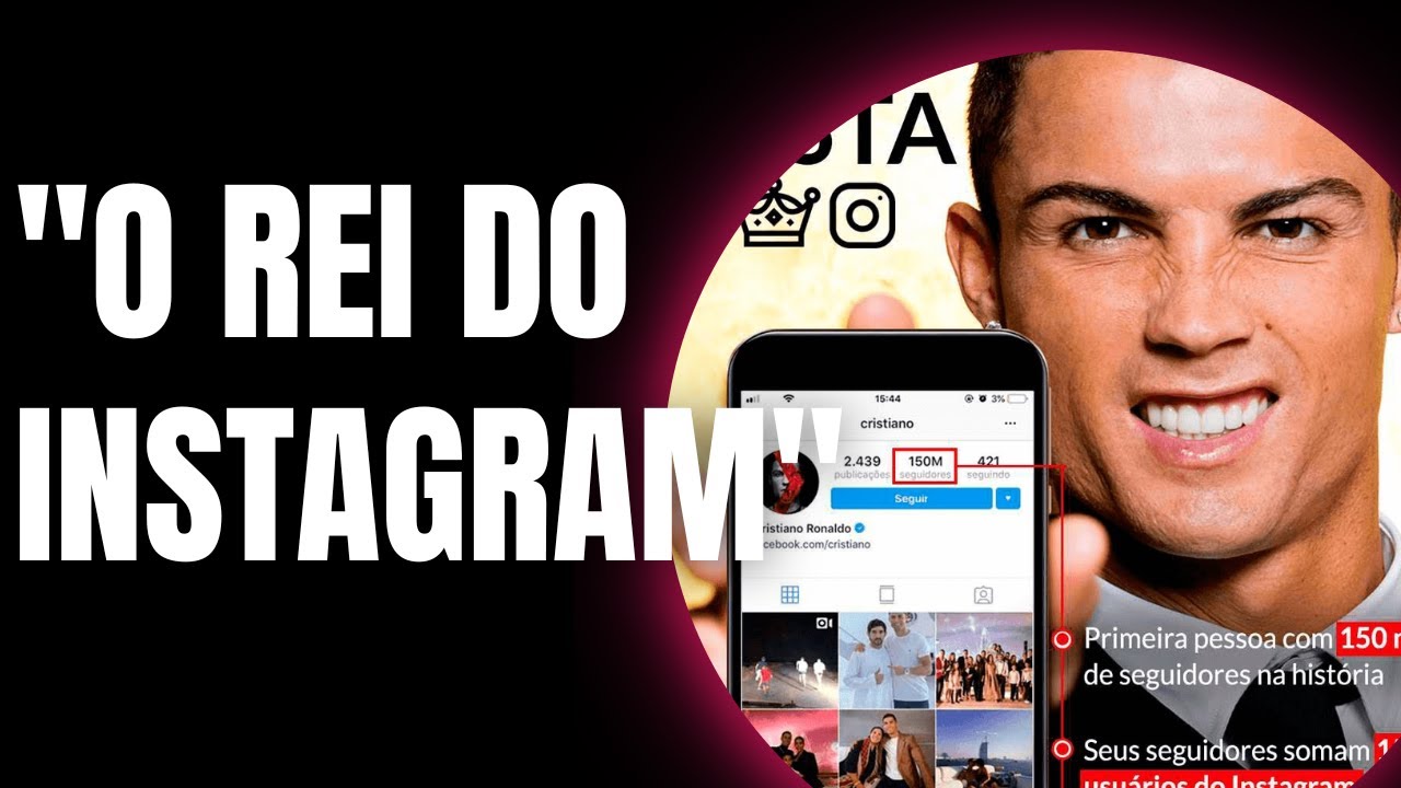 CR7 O REI DO INSTAGRAM, COMO GANHAR COM INSTA PASSO A PASSO - YouTube
