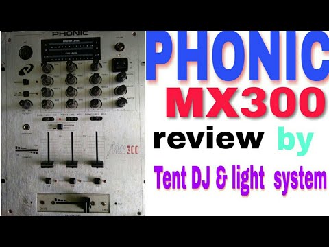 PHONIC MX300 DJ mixer review - YouTube