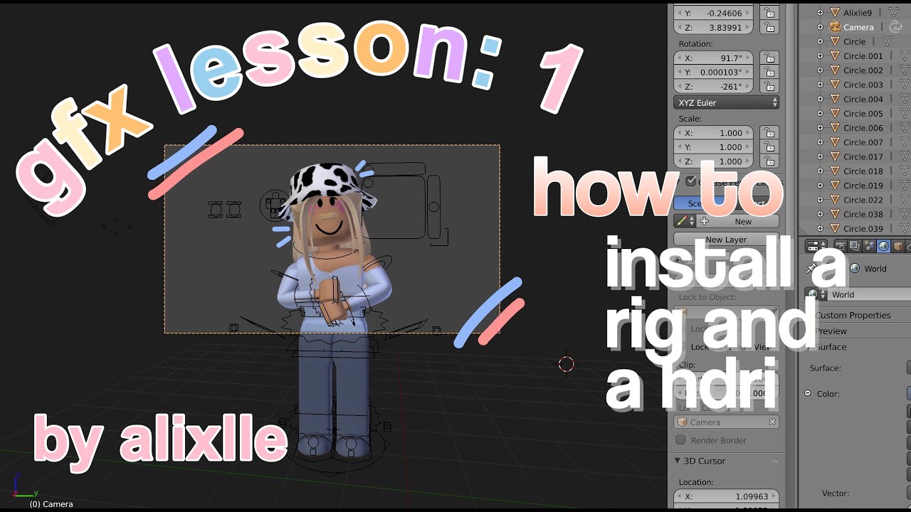 how to use rigs and hdri | GFX LESSONS - YouTube