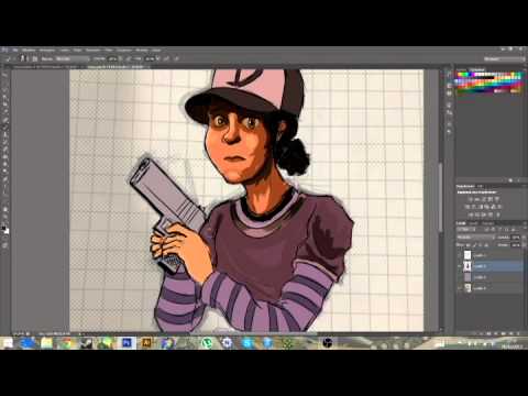The Walking Dead - Season II Clementine Speedpaint (Timelapse) - YouTube