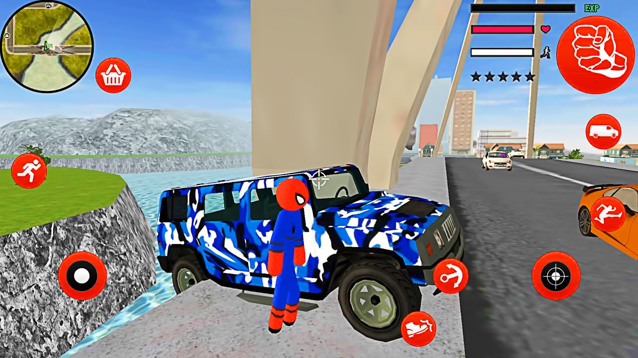 Spider Police Officer On Duty - Policeman Detective Stickman - Android ...