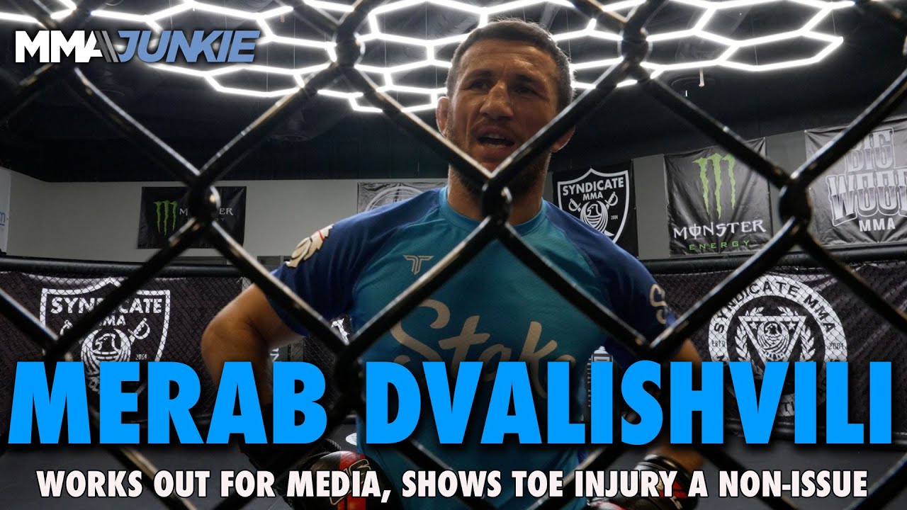 Merab Dvalishvili silences doubt with open workout ahead of UFC 316 ...