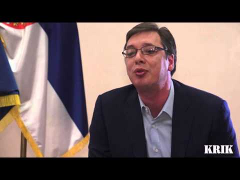KRIK ceo intervju sa Aleksandrom Vučićem 11.04.2016.