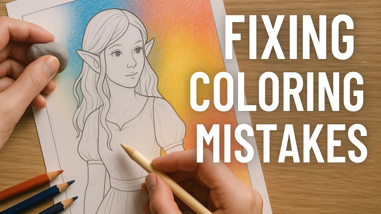 Fixing Coloring Mistakes | Easy Tricks to Rescue Any Page - YouTube