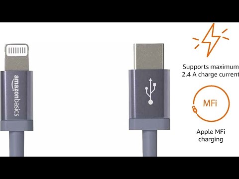 Amazon Basics Lightning Data Cable unboxing at 699 only Better than Original Apple cable - YouTube