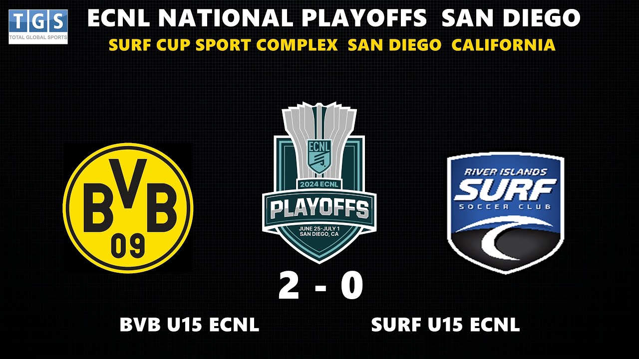 PLAYOFFS SAN DIEGO 2024 BVB ECNL U15 NTX - SURF ECNL UA5 RIVER ISLAND 2 ...