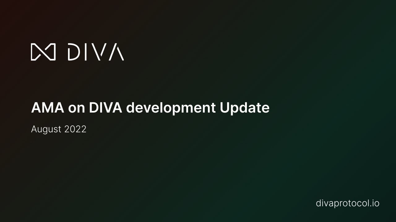 AMA on DIVA development update - YouTube