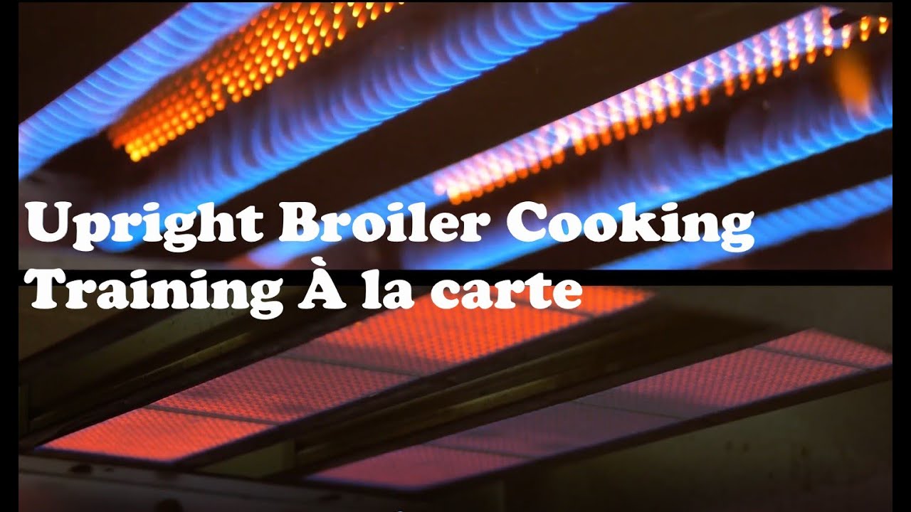 Vulcan Upright Broilers À la carte Cooking Demonstration: Using Radiant ...