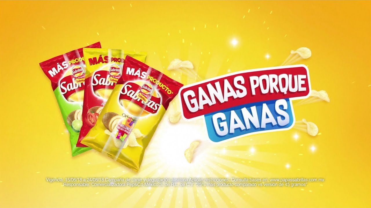 Sabritas Papas (Sabritas Regala Sabritas Promo) - 2018 - YouTube