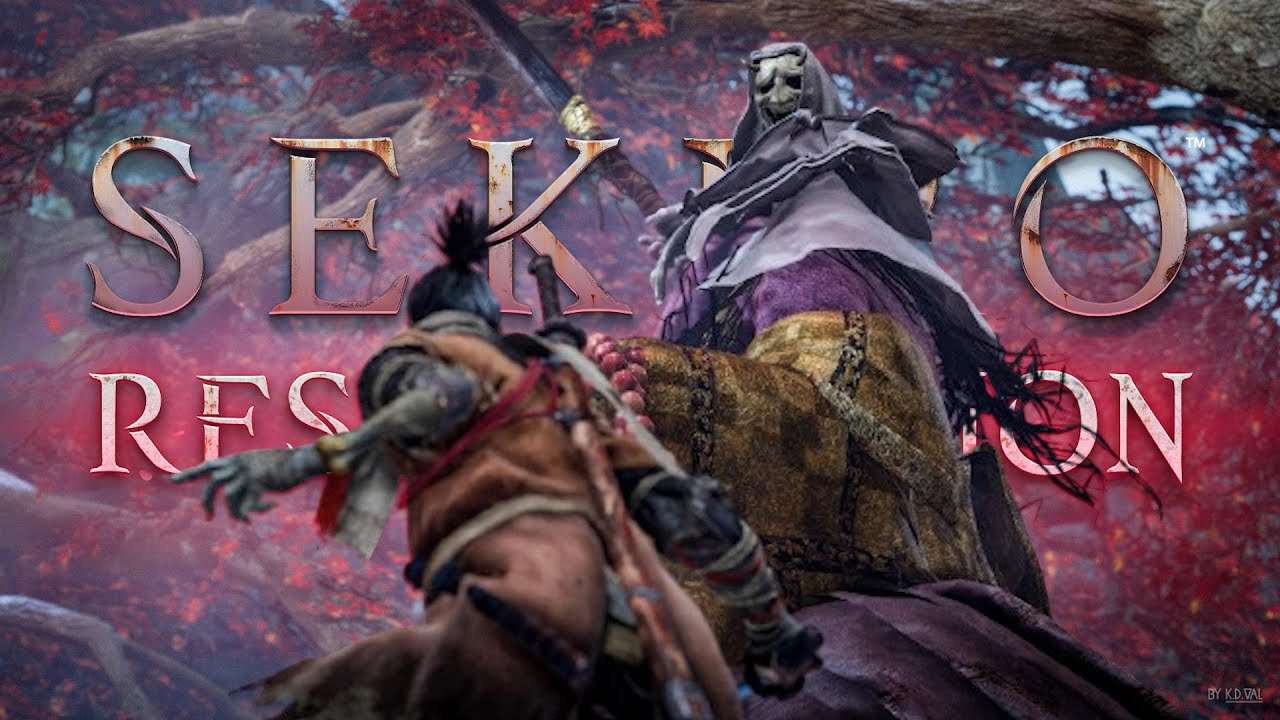 Sekiro: Resurrection - A Beautiful Corrupted Monk No HUD Boss Fight - YouTube