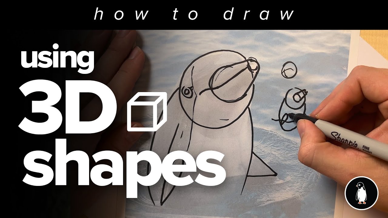 How to Draw Anything Using 3D Shapes - YouTube