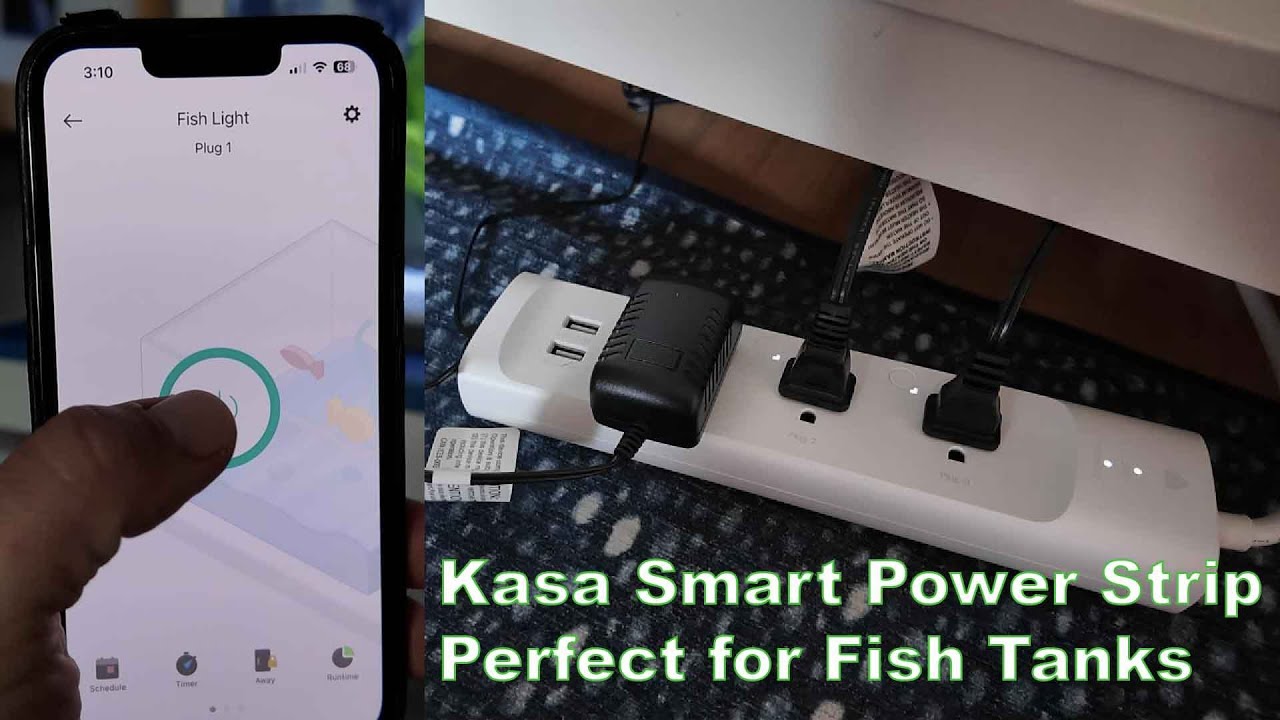 Kasa Smart Plug Power Strip KP303 Demo for Fish Tanks - YouTube