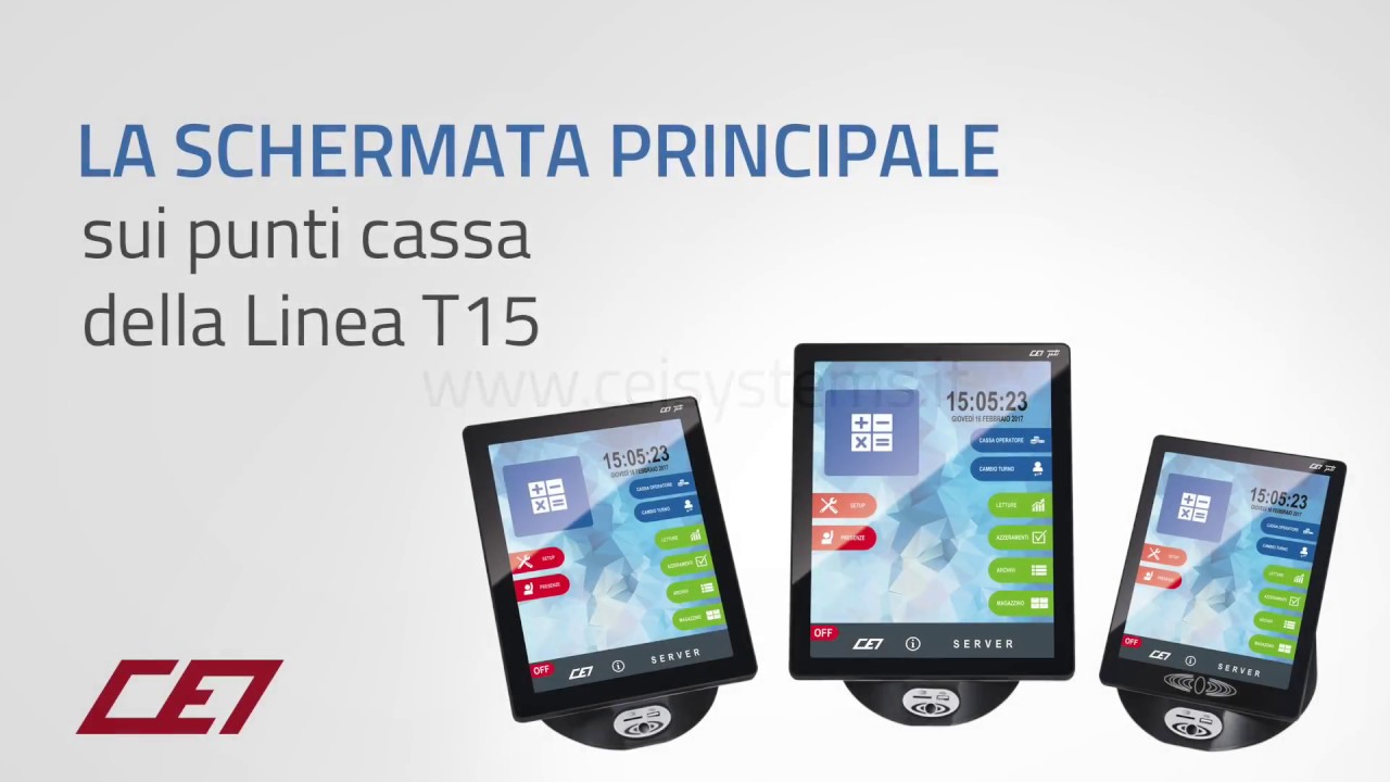 La Schermata Principale - Il Punto Cassa T15 - YouTube