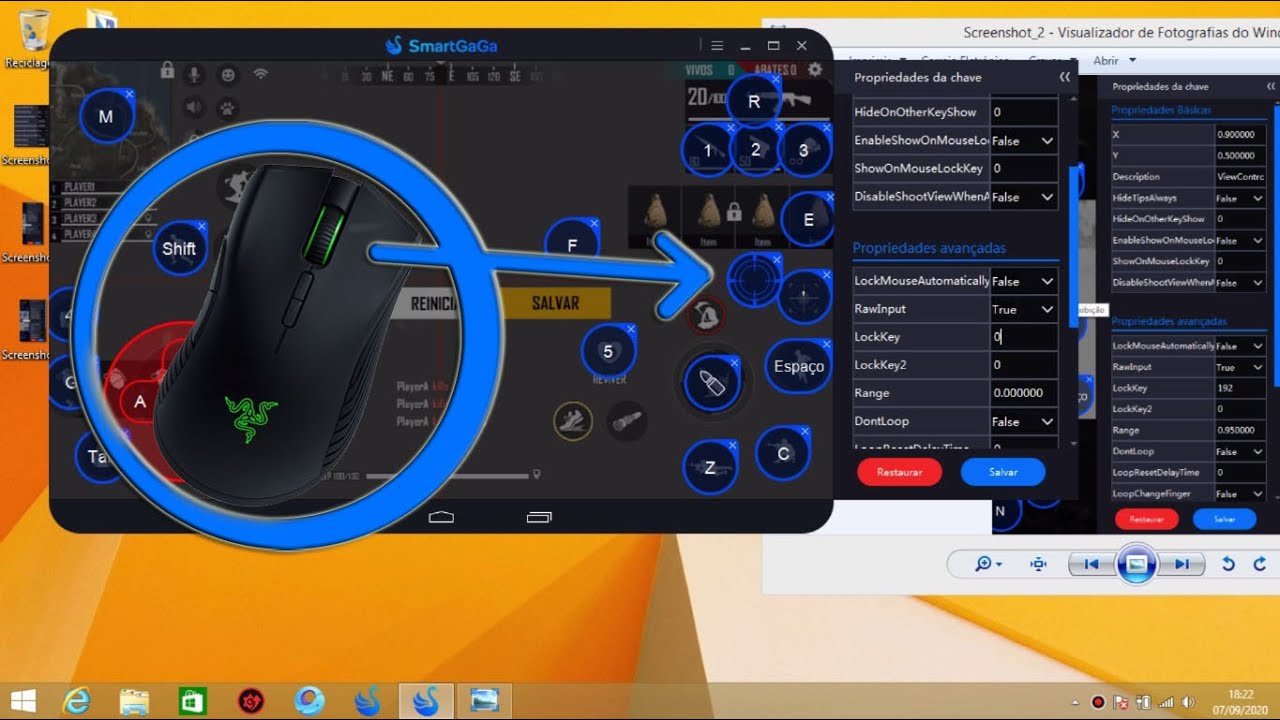 Tutorial SmartGaga Mirando com mouse - YouTube
