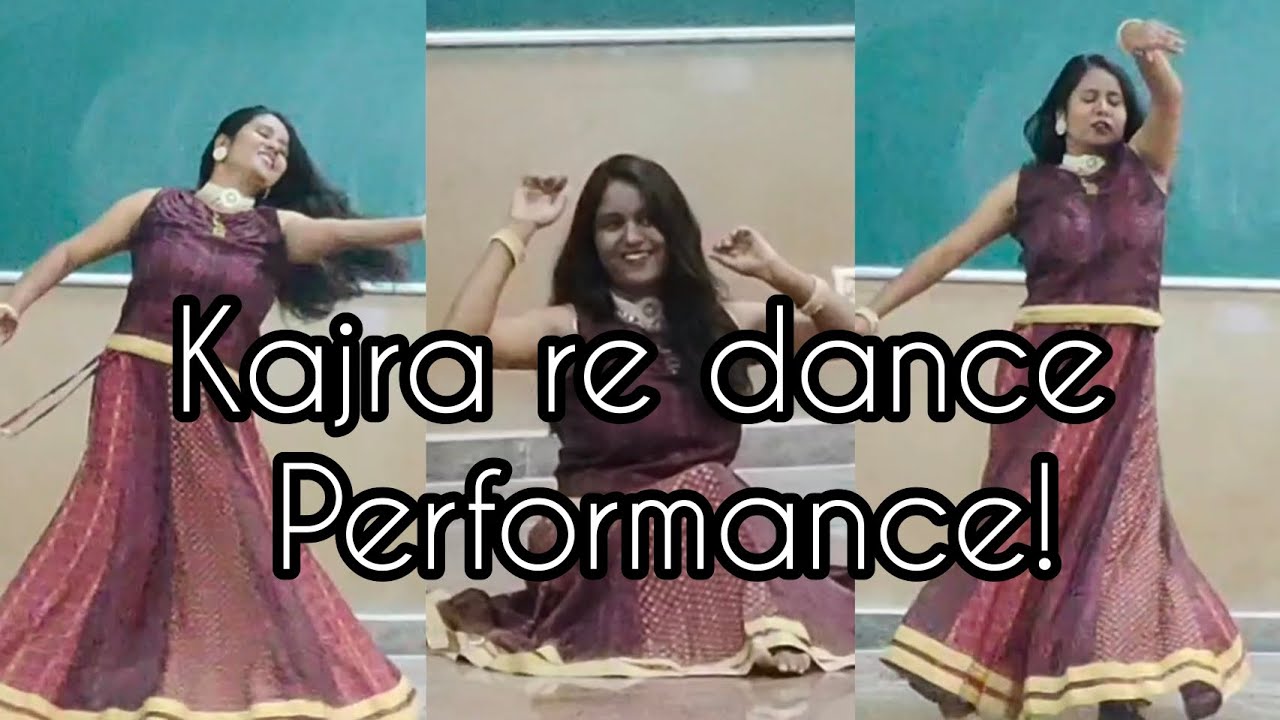 Kajra re dance performance. #dance #collegelife - YouTube