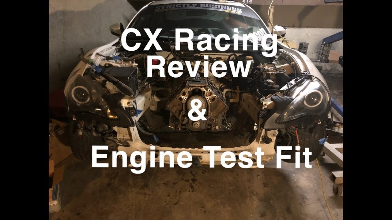 FRS LS Swap: CX Racing Kit Review and Engine Test Fit - YouTube