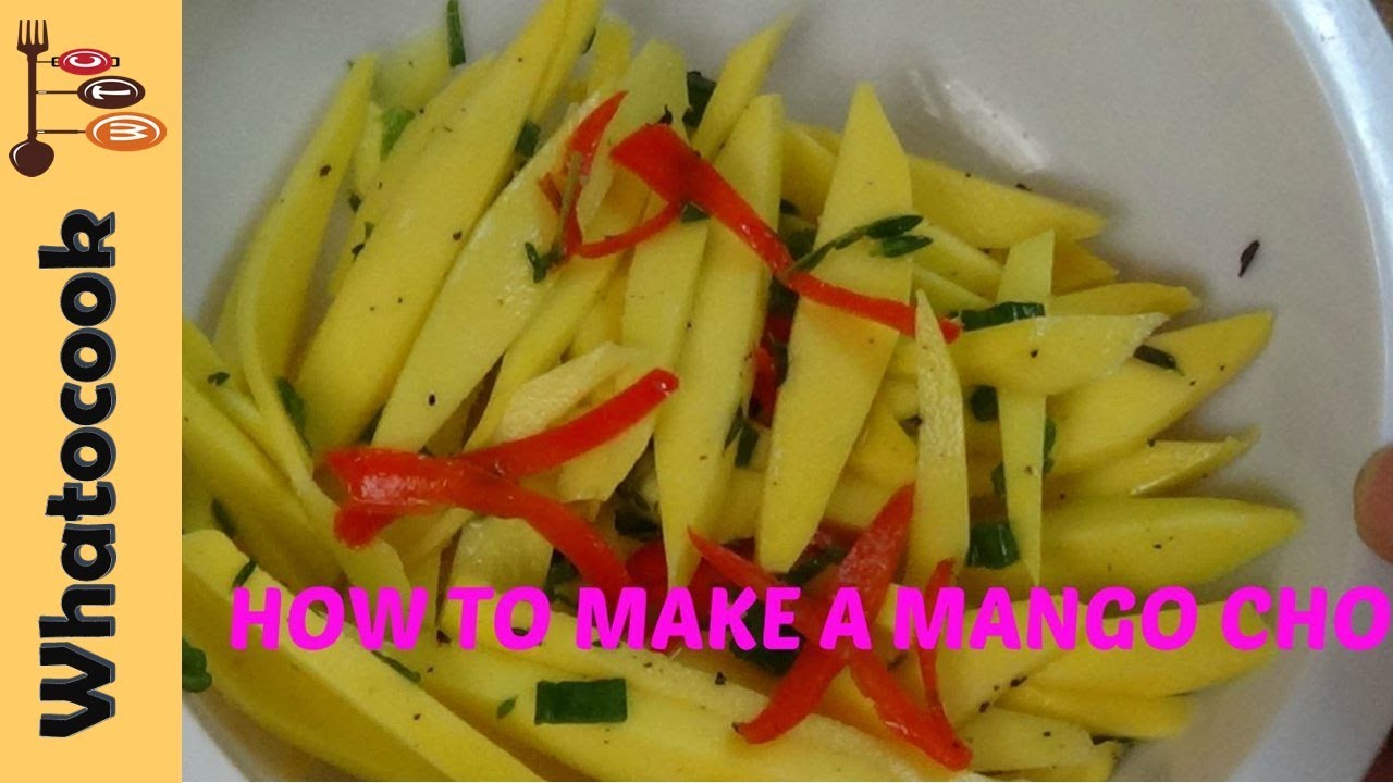 How To Make A Trinidad 🇹🇹 Mango Chow - YouTube
