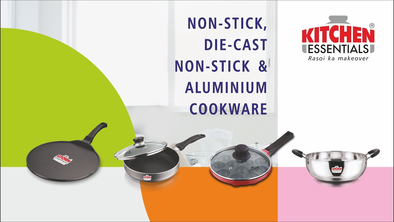 Kitchen Essentials I Nonstick, Die Cast Nonstick & Aluminium Cookware ...