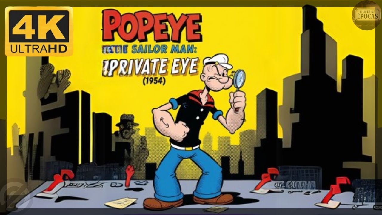 🕵️‍♂️💪 Popeye The Sailor Man: Private Eye (1954) | Classic Cartoon ...
