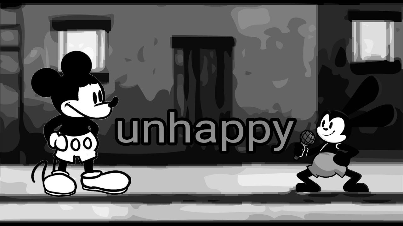 fnf suicide mouse vs oswald (unhappy) - YouTube
