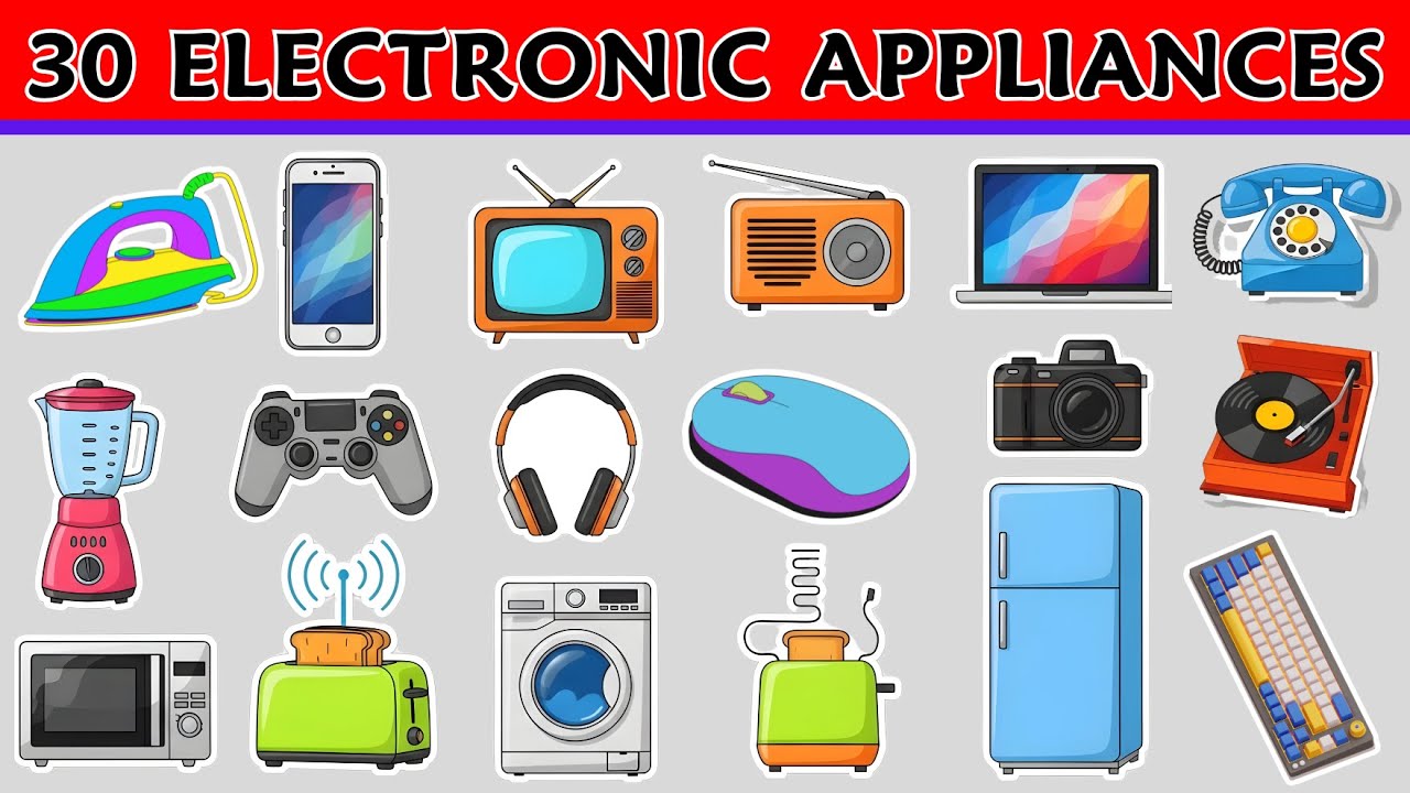 30 Electronic Appliances You Use Every Day | Home Gadgets Names ...