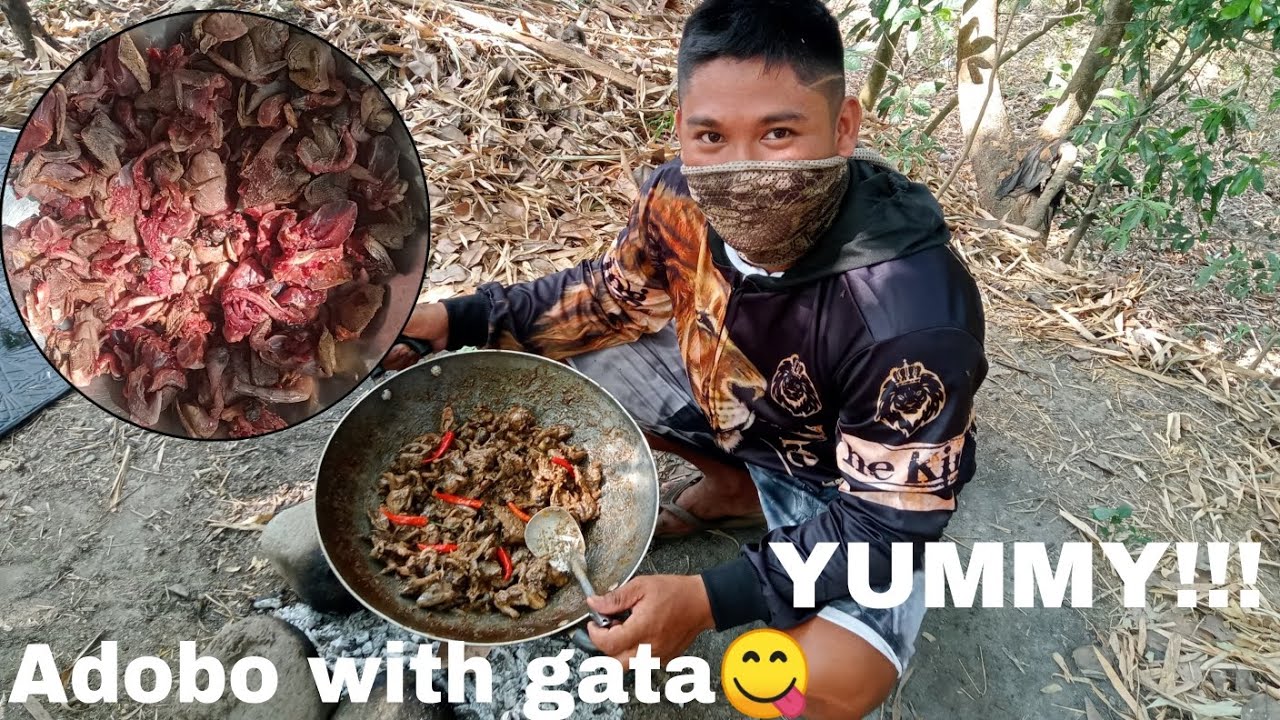 Bird adobo w/ coconut milk /simple hunter/ #buhayprobinsya #hunter # ...
