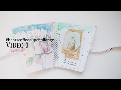 Scrapbooking Coffee Cup Album Tutorial: Video 3 Pages - YouTube