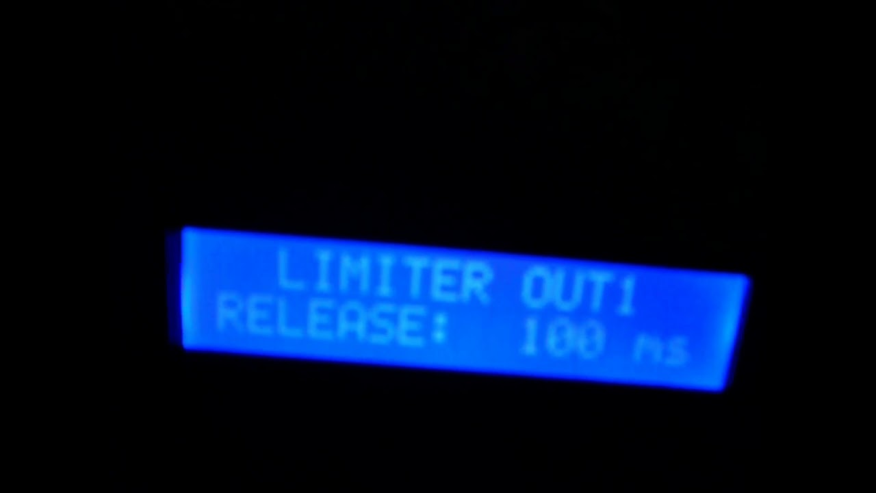 Falando Um Pouco Sobre Limiter .... Attack ... Release .... Threshold ...