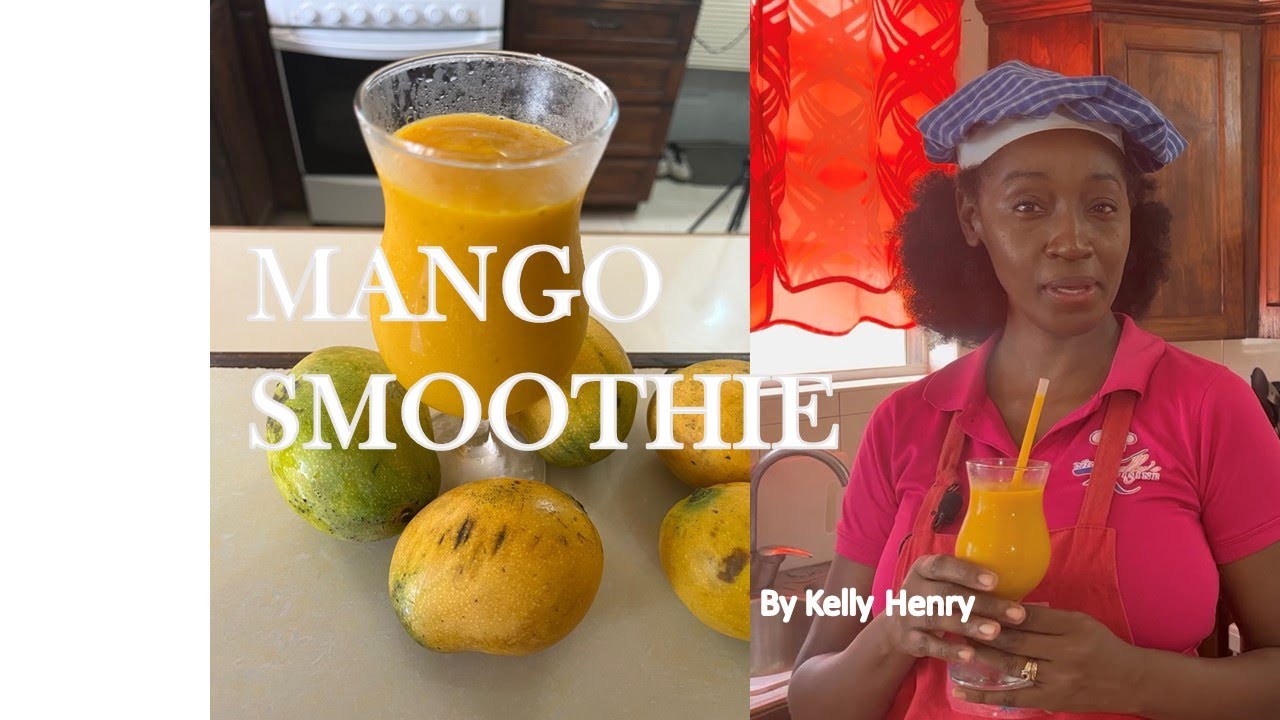 How to make MANGO SMOOTHIE by Kelly Henry #mangorecipes, best way to ...