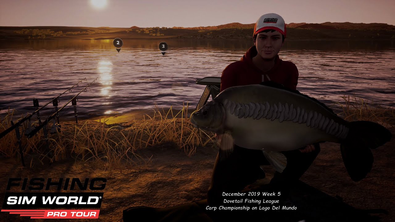 Fishing Sim World Pro Tour PC Dfl December 2019 Week 5 Carp Championship On Lago Del Mundo - YouTube