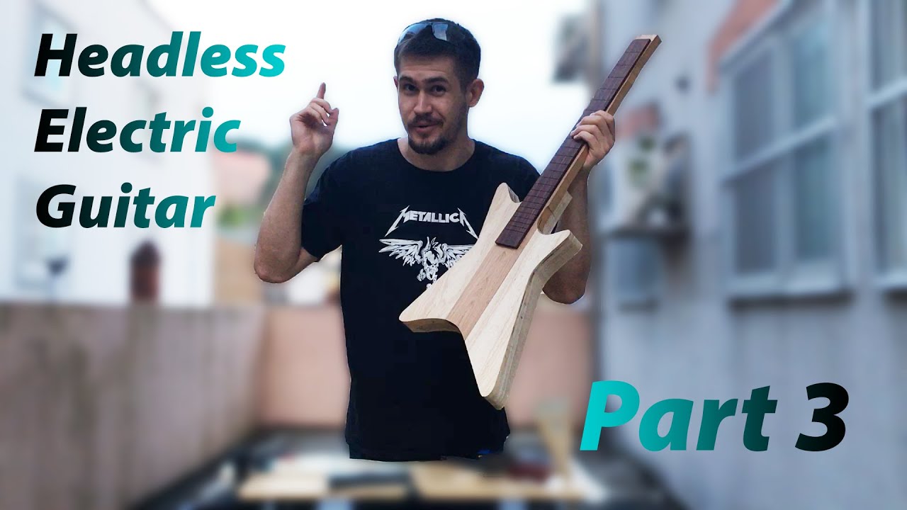 Headless Electric Guitar Build - Part 3 (Routing the body shape) # ...