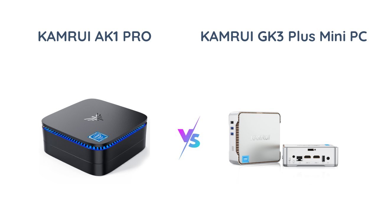 Mini PC Comparison: KAMRUI AK1 PRO vs GK3 PLUS - YouTube