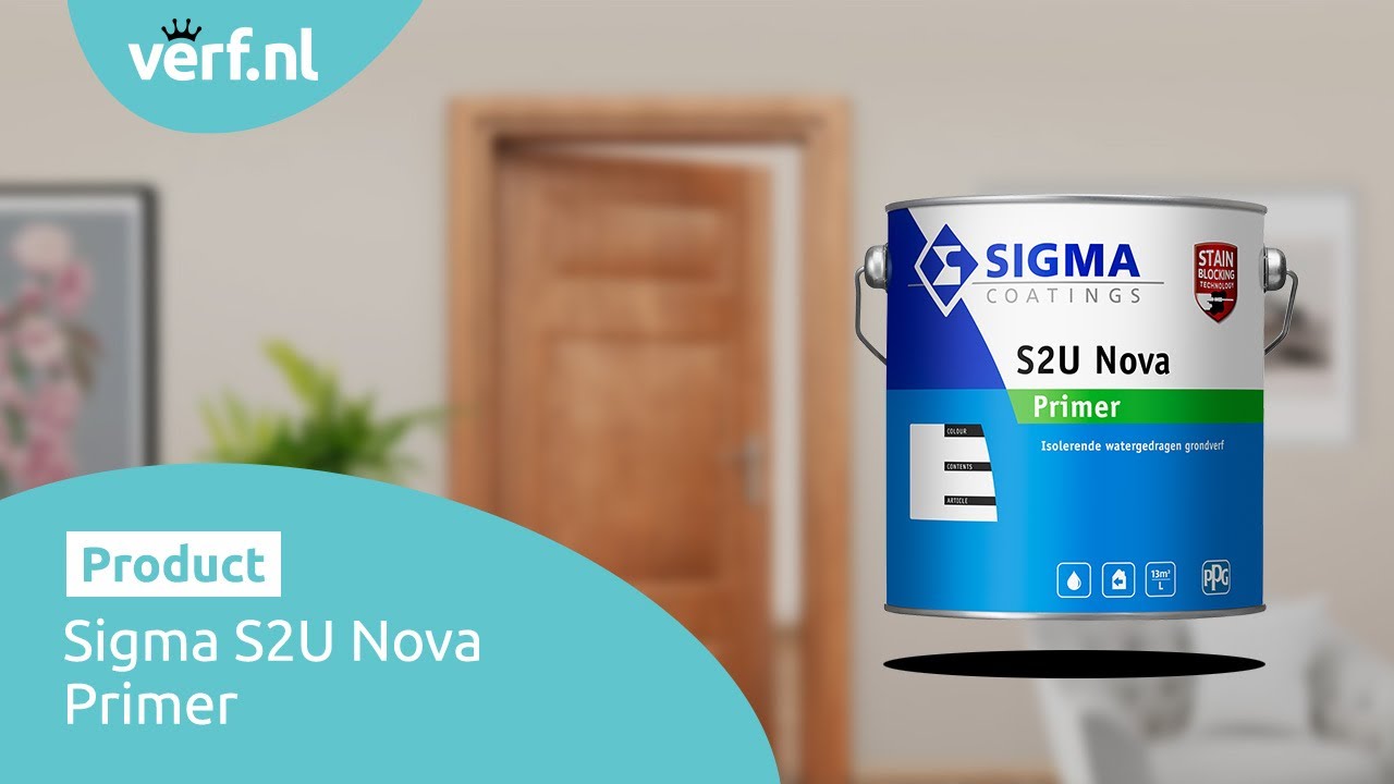 Sigma S2U Nova Primer | Stain Blocking Technology | Verf.nl - YouTube