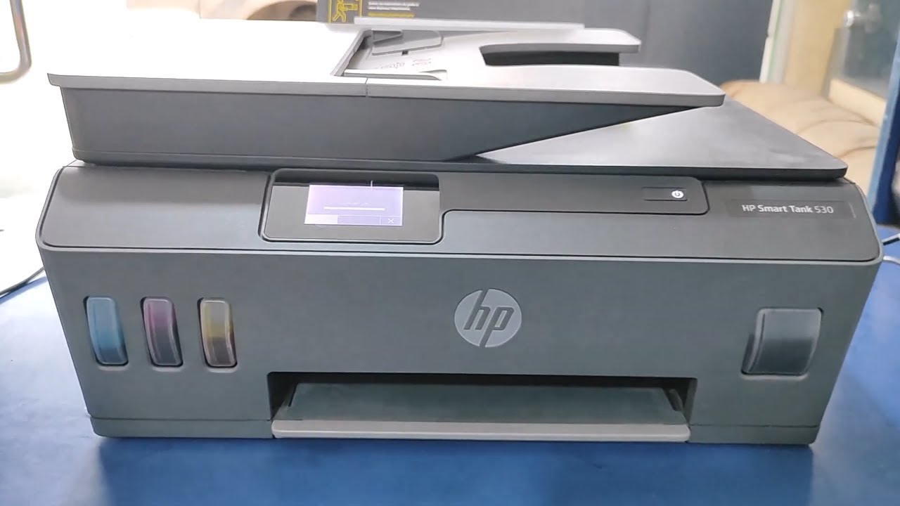 hp smart tank 530 head cleaning - YouTube